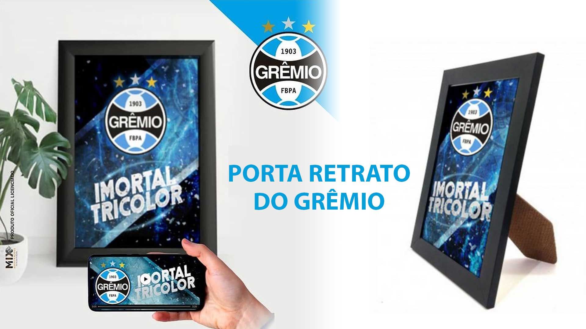 Porta-retrato-do-Grêmio | Mix Adesivações